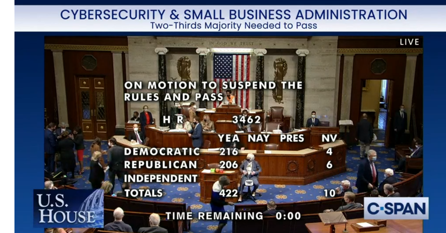 House Passes SBA Cyber Security Act - Waltham, Boston, Cambridge ...